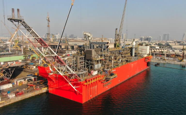 Sail-Away of Tango FLNG and Excalibur FSU Vessels | Exmar