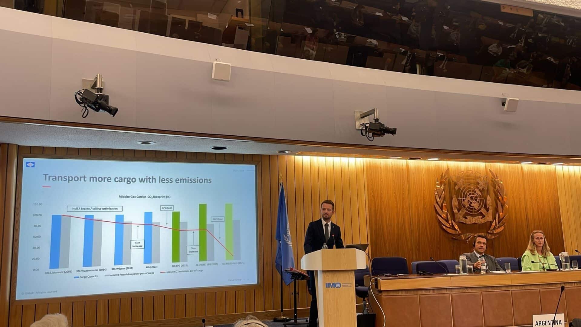 Presenting World’s First Ocean-going Ammonia Dual-fueled Sships at IMO’s MEPC 82 | Exmar